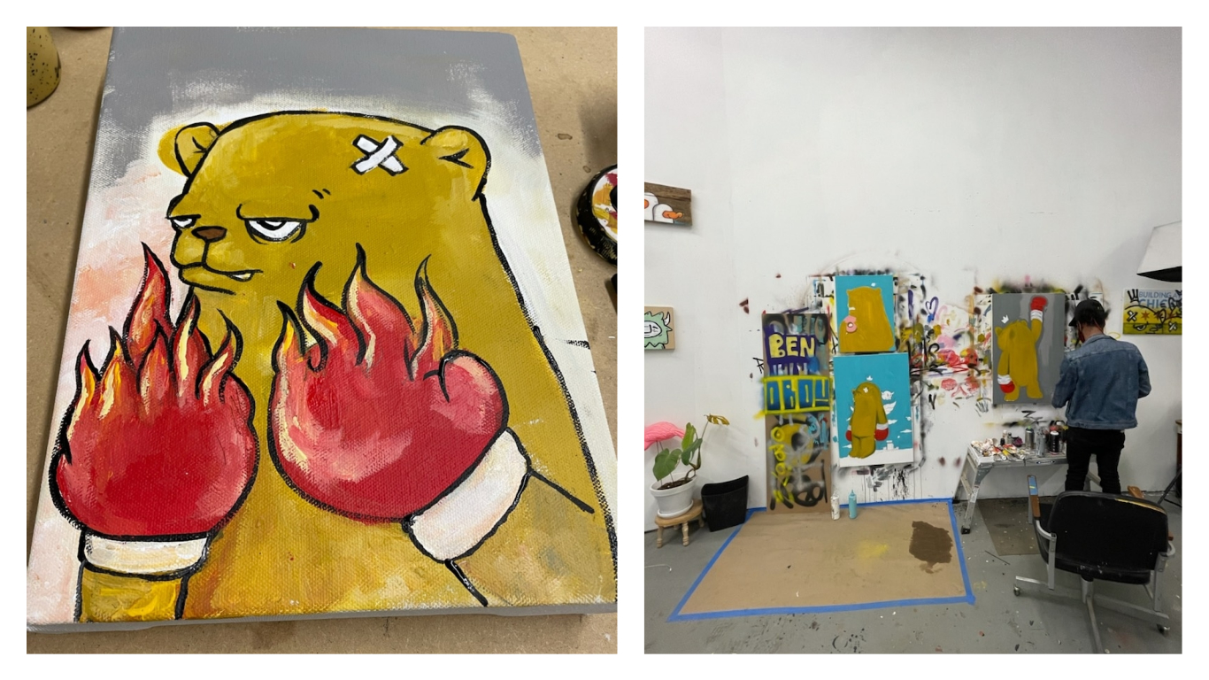 'Bear Champ' Artist JC Rivera Holding Virtual Solo Show In Logan Square