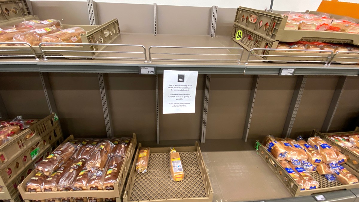 Empty Store Shelves